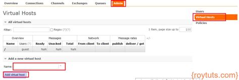 Rabbitmq Access To Vhost ‘xyz Refused For User ‘guest Roy Tutorials