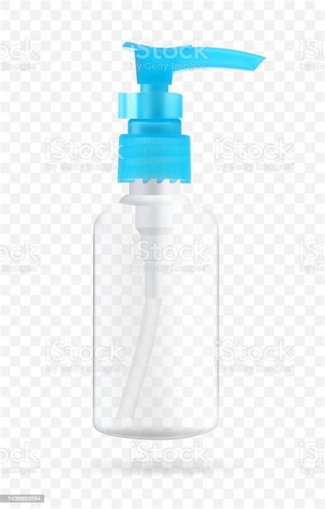 비누와 화장품을 위한 분배기가 있는 화장품 병 액체 포장의 모형 벡터 3d 그림입니다 공란에 대한 스톡 벡터 아트 및 기타 이미지 공란 디자인 디지털 생성 이미지