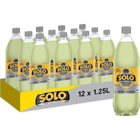 Solo Lemon Zero Sugar Soft Drink 12 X 125l Price History
