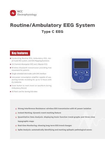 Routine Eeg Psg Erp System Type D Eeg Shanghai Ncc Medical Pdf