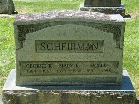 Johann Georg “george K ” Scheuermann Scheirman 1884 1967 Find A Grave äreminne