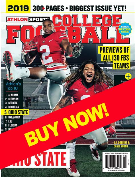 Ohio State Football 2019 Buckeyes Season Preview And Prediction