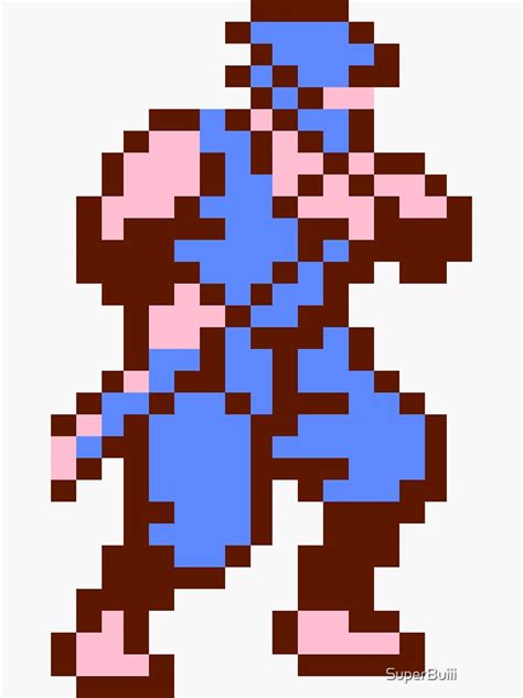 Ninja Gaiden Ryu Hayabusa Sprite Sticker For Sale By Superbuiii