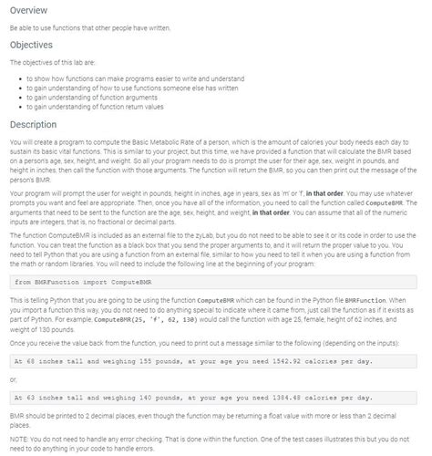 Solved Overview Be Able To Use Functions That Other People