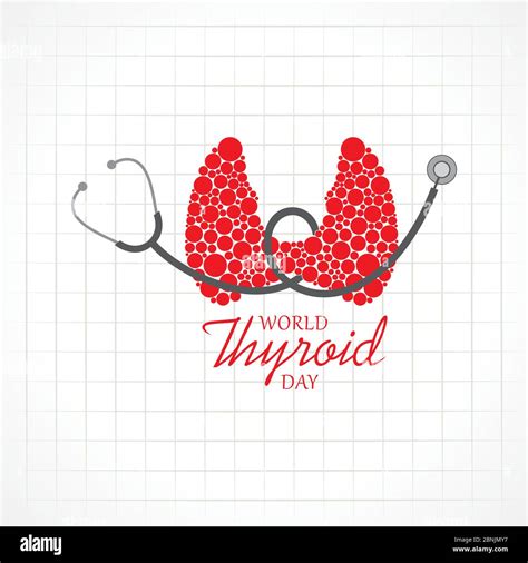 Vector Illustration For World Thyroid Day Which Is Held On 25 May Can