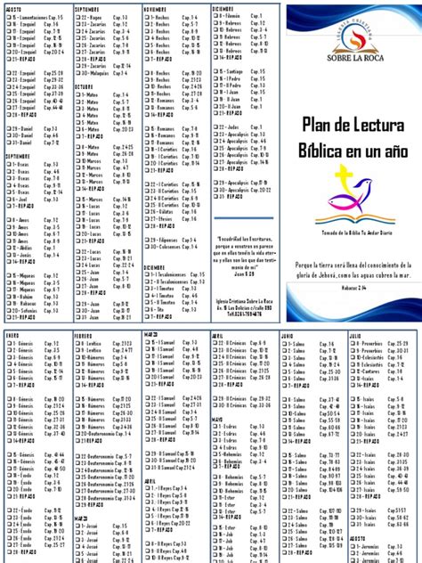 Plan De Lectura Biblica Tu Andar Diario Pdf
