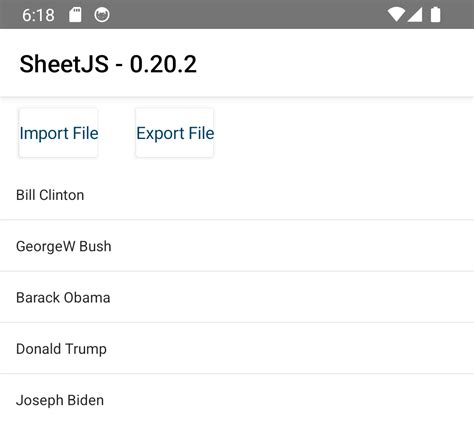 Nativescript 中的原生工作表 Sheetjs 中文网