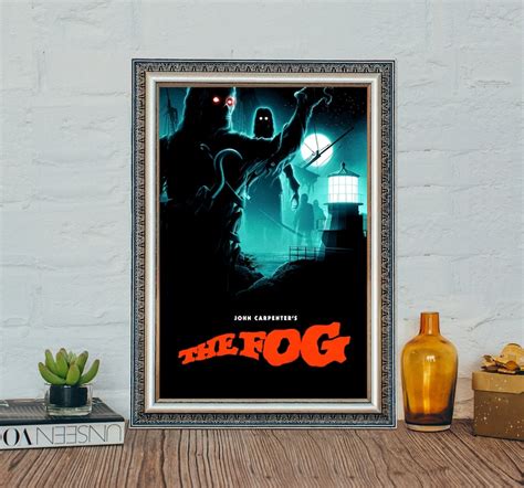 The Fog John Carpenter Jamie Lee Curtis Horror Movie Poster Etsy