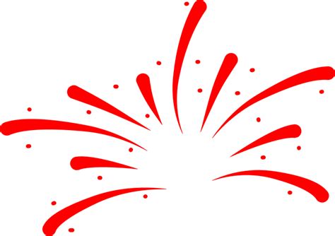 Red Fireworks Pngs For Free Download