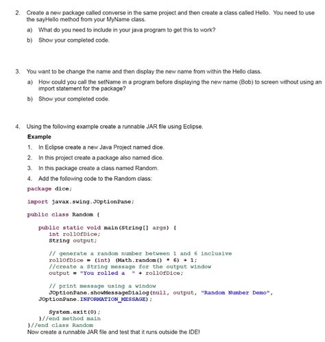 Solved Java Programming 4 1 Deploying An Application Chegg Com