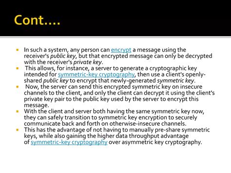 Basic Cryptography Unit 4 Css Ppt