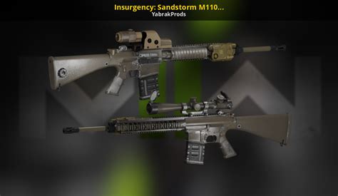 Insurgency Sandstorm M110 Sass On Mwii Anims Mod For Counter Strike Source Cs S Mods