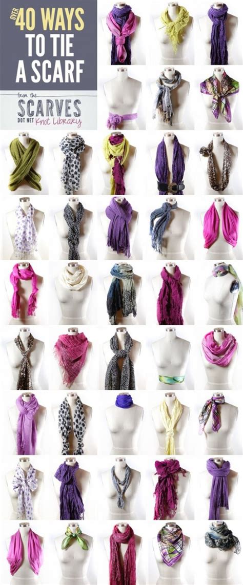 9 Charts To Help You Put Together An Amazing Outfit Ways To Wear A Scarf Ways To Tie