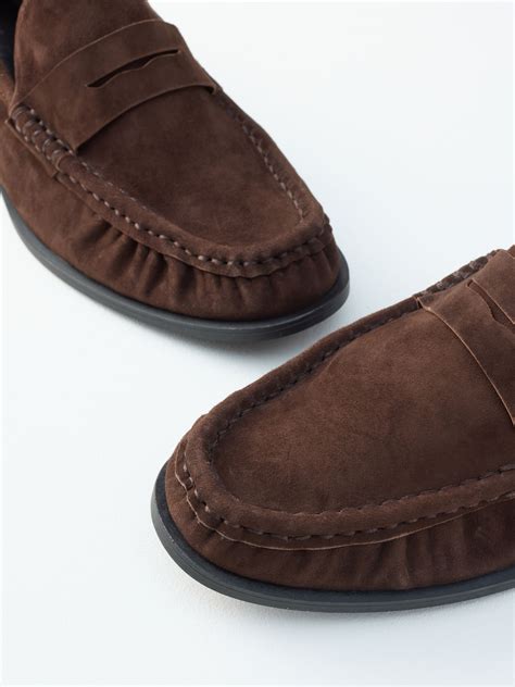 Buy Chocolate Brown Suede Forever Comfort® Premium Leather With