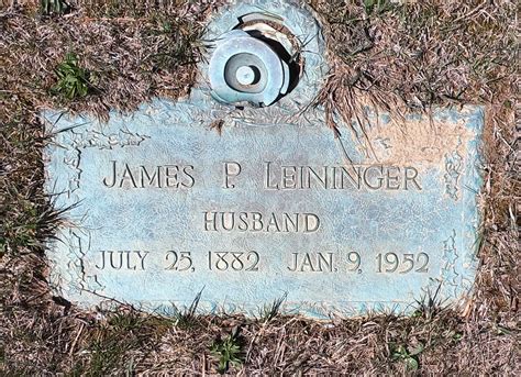 James Philip Leininger 1882 1952 Find A Grave Memorial