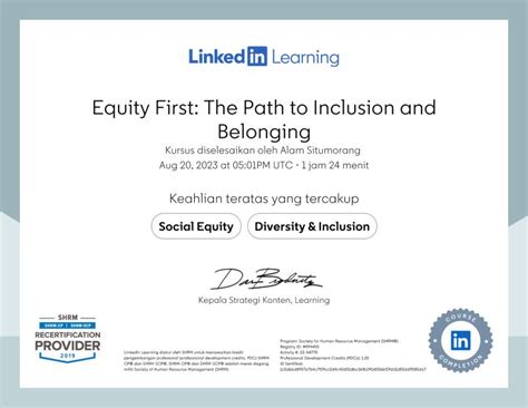 alam situmorang on linkedin certificate of completion