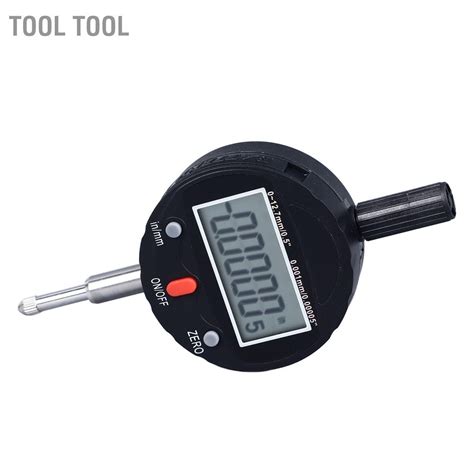 Tool Digital Dial Indicator Probe 0001 มม 000005in Ip54 อิเล็กทรอนิกส์ Test Gauge อุตสาหกรรม