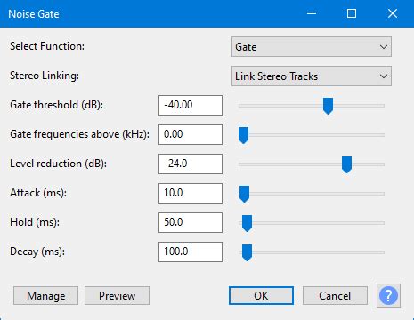 Alternative Noise Reduction Techniques Audacity Manual