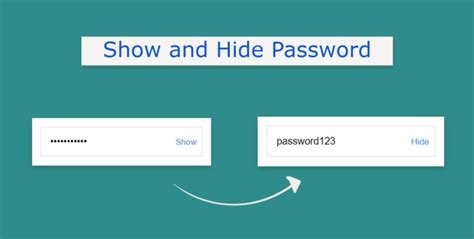 Show Hide Password Toggle In JavaScript Free Code