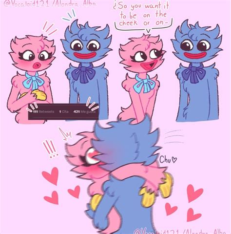 Huggy Wuggy X Kissy Missy En 2024 Dibujos Bonitos Dibujos Divertidos