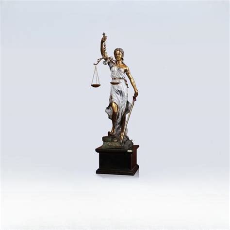 Jual Pajangan Patung Dewi Simbol Keadilan Pure Tembaga Murni Premium Lady Justice Statue Pure