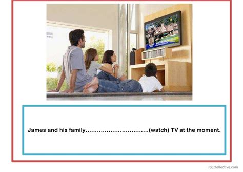 Present Continuous Grammar Guide Français Fle Powerpoints