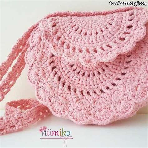 مدل کیف دخترانه بافتنی زیبا 110 مدل کیف بچگانه قلاب بافی و میل بافی