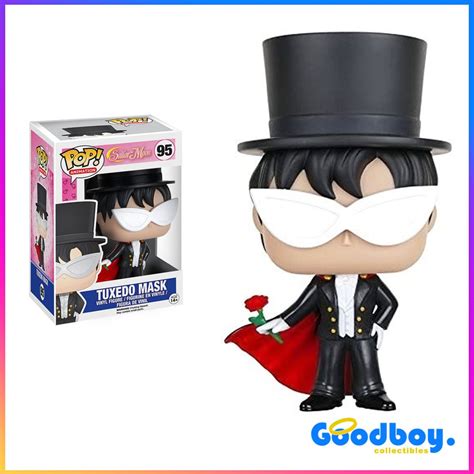 Original Funko Pop Sailor Moon Tuxedo Mask 95 Shopee Philippines