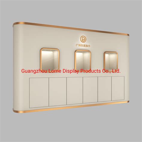 Factory Customized Glass Jewelry Store Showcase Display Cabinet Modern