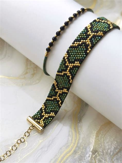 Inst 7 Stones Jewelry Браслеты питон из бисера миюки Ювелирные изделия ручной работы Схемы