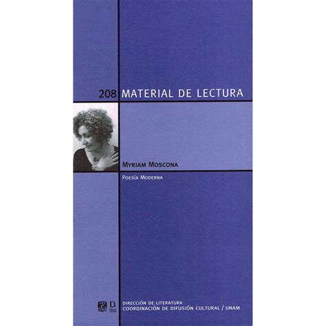 Productos Libros Myriam Moscona Material De Lectura Num 208 Poesia Moderna