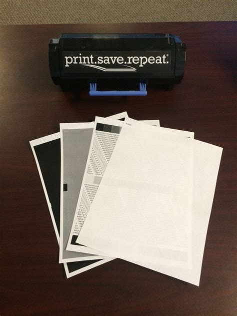 Testing Print Save Repeat Toner Cartridges For Quality