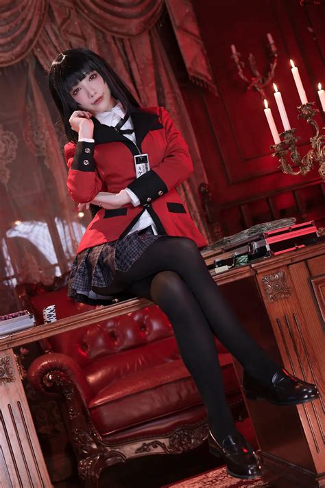 水淼aqua Cosplay Jabami Yumeko Kakegurui 68 Photos” Cosplaytele