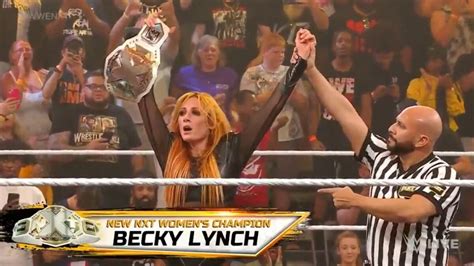 Becky Lynch Wins Nxt Womens Title On 912 Wwe Nxt