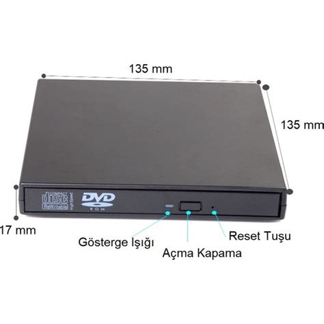 Triline Harici DVD Rw USB 2 0 CD DVD Yazıcı Okuyucu Fiyatı