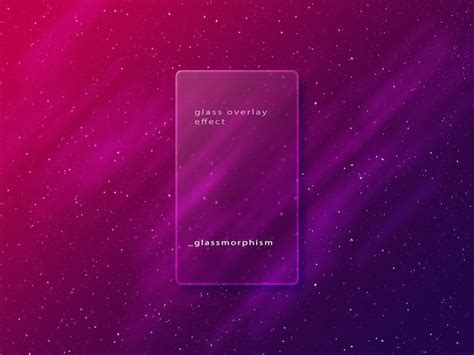 Premium Psd Glass Morphism Effect With Gradient Color Background