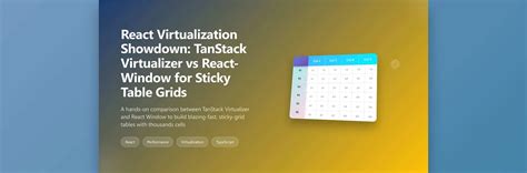 Building Sticky Headers And Columns With Tanstack Virtualizer React A Complete Guide By