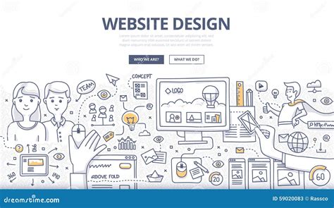 Web Design Doodle Concept Illustration 59020083 Megapixl