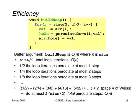 cse332 data abstractions lecture 5 binary heaps continued ppt download