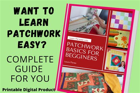 Patchwork Basics For Beginners E Book Graphic By Happy Sewing Time · Creative Fabrica