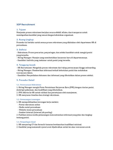 Soprecruitment Pdf