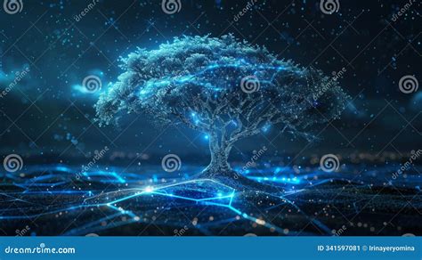 A Digital Tree Representing Patient Pathways And Ai Technology In Healthcare Innovation Stock