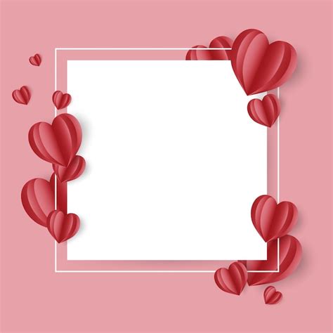 Tarjeta De Felicitación Feliz Día De San Valentín Con Corazón En Estilo