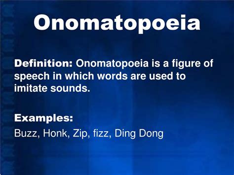Ppt Onomatopoeia Powerpoint Presentation Free Download Id 2140155