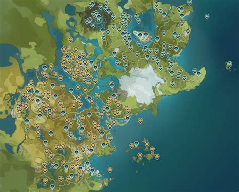 Genshin Impact Mapa Completo Descargable E Interactivo Con TODO