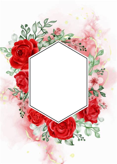 Rose Flower Frame