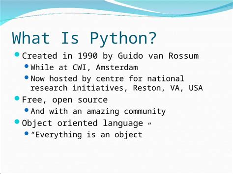Ppt Pythonintroduction Dokumentips
