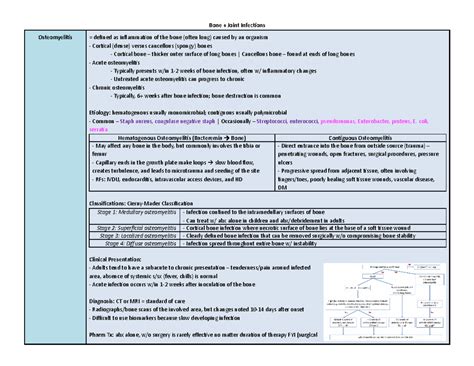 Bone And Joint Infections Bone Joint Infections Osteomyelitis