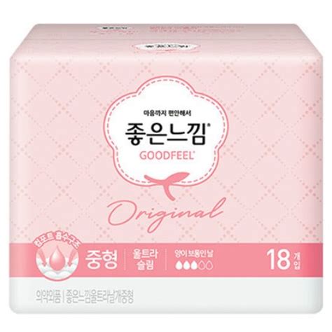 좋은느낌 오리지널 울트라슬림 날개 중형 18개 8팩144개 에누리 가격비교