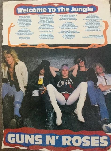 Guns N Roses Welcome To The Junglefrom Australia Heavy Metal Hard